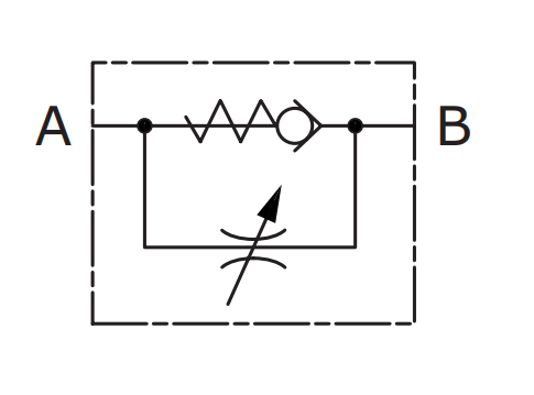 Regulator przepływu z zaworem zwrotnym VRF G1/4 | Sklep K1 Centrum ...
