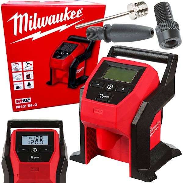 Kompresor sprężarka akumulatorowa 8,27 bar Milwaukee M12 BI-0 4933464124