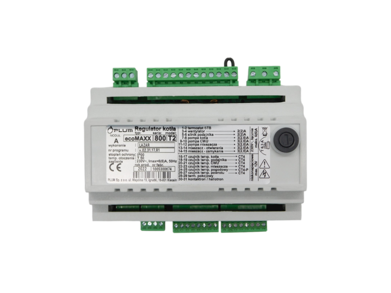 Regulator i sterownik ECOMAX 800T PLUM